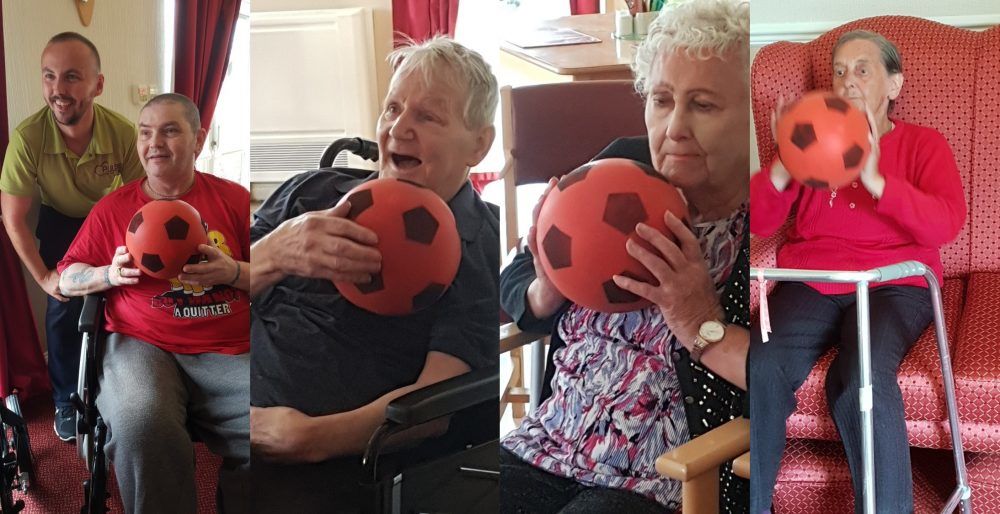 Wellbeing session gets care home residents mobilised