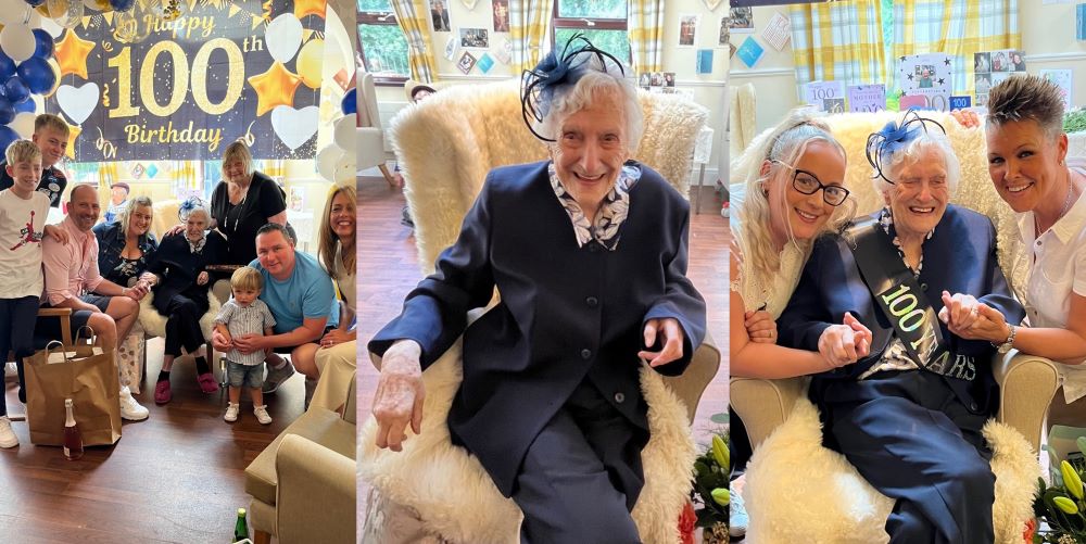 Joyce receives hundreds of cards for 100th birthday - Hill Care
