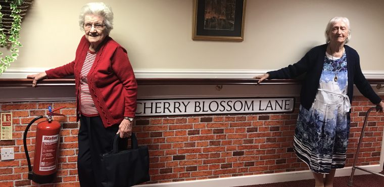Street signs help dementia residents navigate their care home